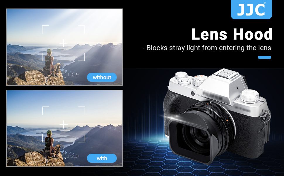 Metal Lens Hood JJC LH-XF27 cho Fujifilm XF 27mm f/2.8 R WR và XF 23mm F/2.8 - Giang Duy Đạt